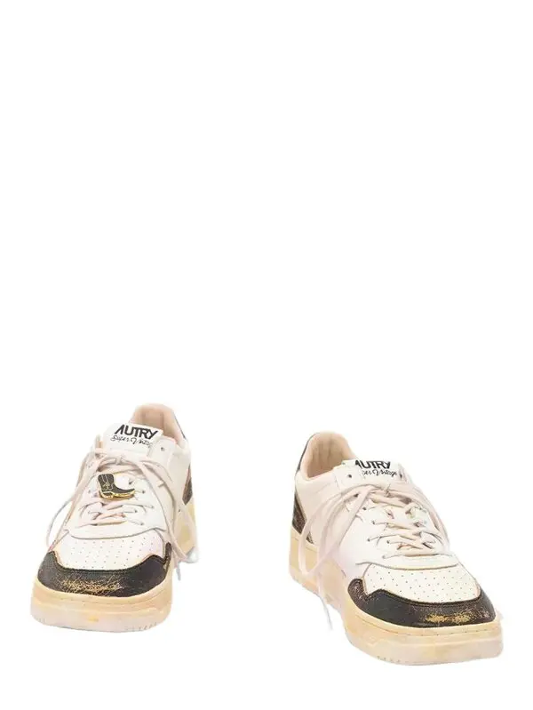 AUTRY Super Vintage Panelled Sneakers - Neutrals