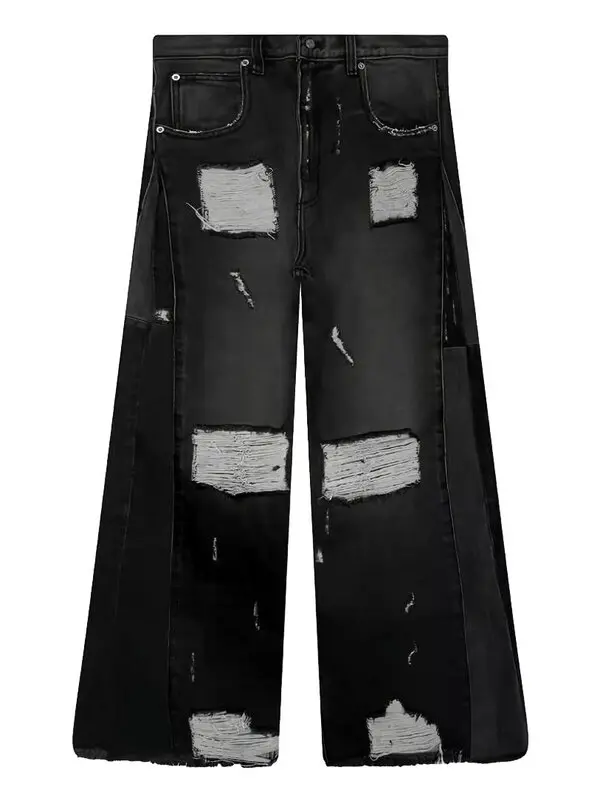Astrum Legacy Distressed-effect Jeans - Black