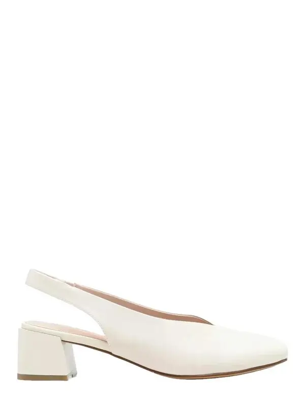 LINDA BAUMANN Slingback Block-heel Pumps - Neutrals