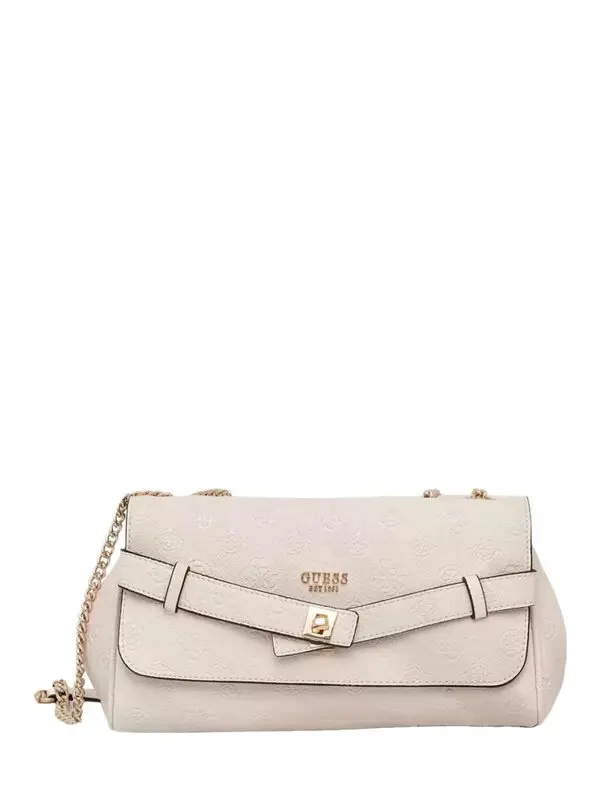 Guess Ella Twist-lock Crossbody Bag - Neutrals