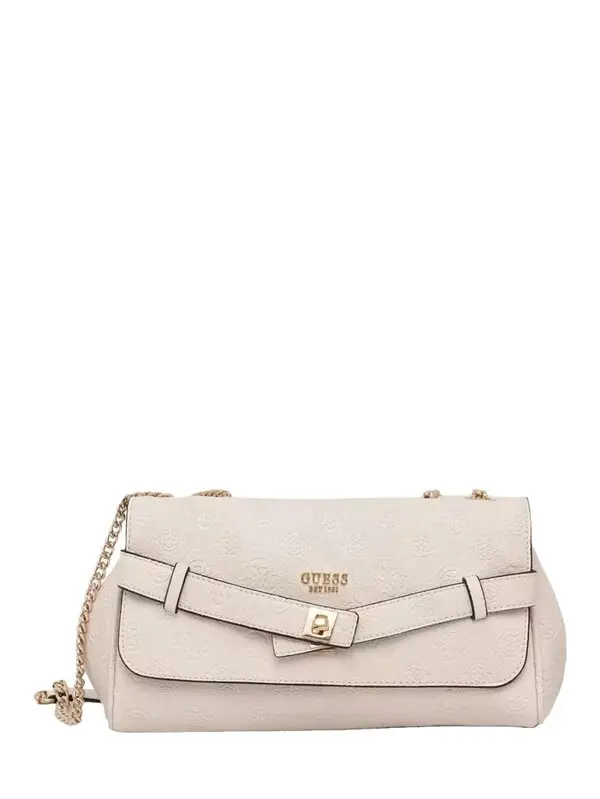 Guess Ella Twist-lock Crossbody Bag - Neutrals