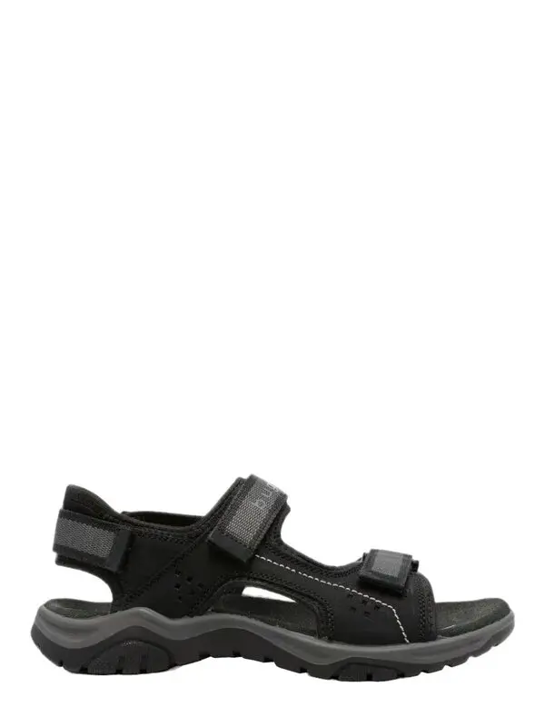 BUGATTI Logo-print Touch-strap Sandals - Black