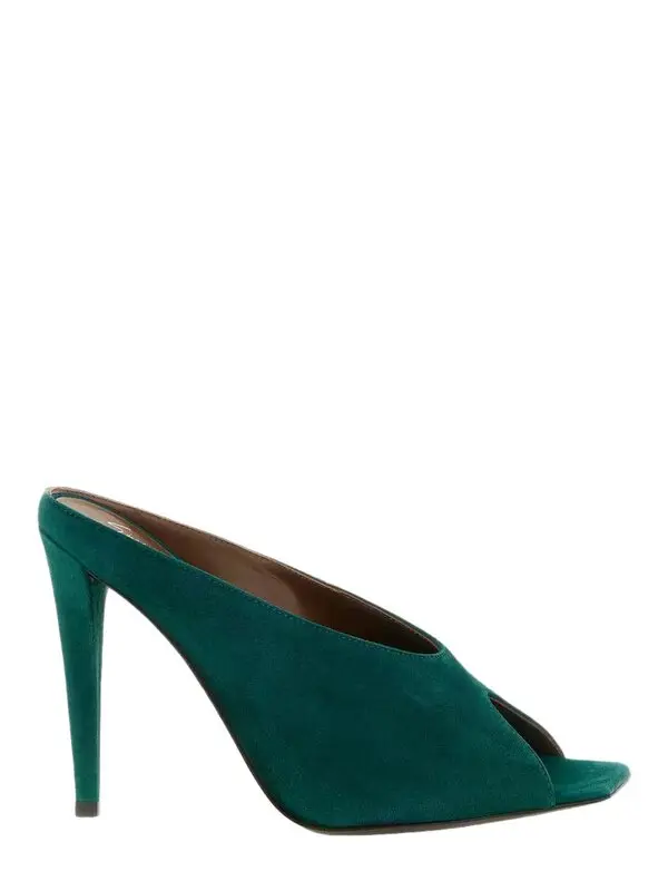 GIUSEPPE ZANOTTI Intriigo Cluedo Suede Sandals - Green