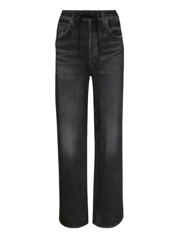 Rag & Bone Miramar Drawcord Jeans - Black