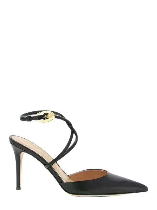 GIANVITO ROSSI Jungle Mamba Asymmetric Pumps - Black