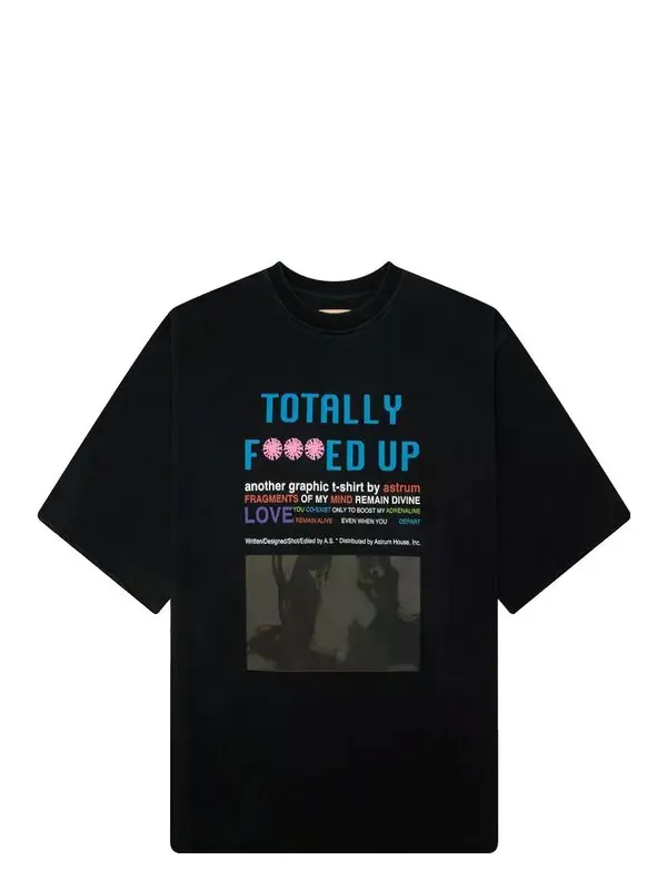 Astrum Graphic-print T-shirt - Black