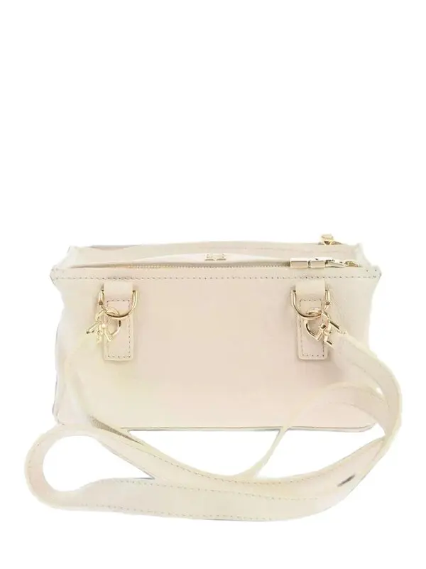 Givenchy Pandora Leather Shoulder Bag - Neutrals