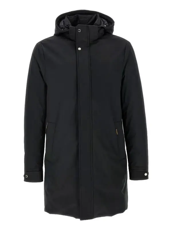 MOORER Padded Parka - Blue