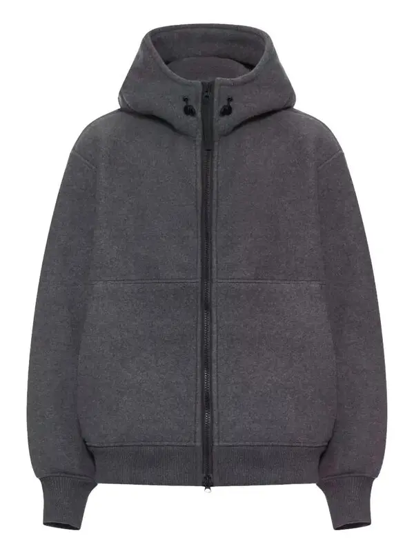 Canada Goose Hooded Zip-up Jacket - Grey