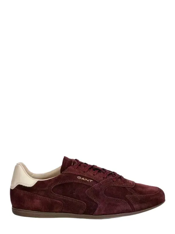 Gant Suede Panelled Sneakers - Red