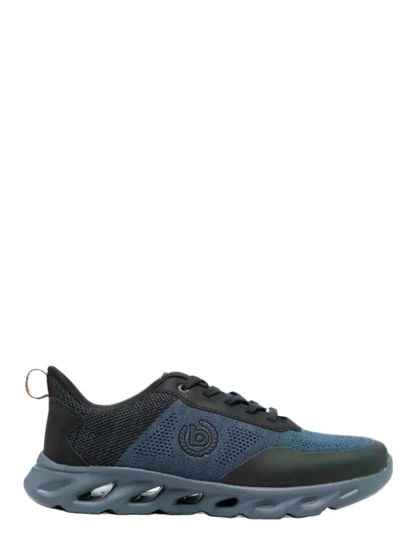 BUGATTI Mesh Panel Logo Patch Sneakers - Blue