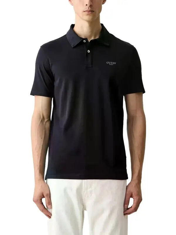 Guess Short-sleeve Polo Shirt - Blue