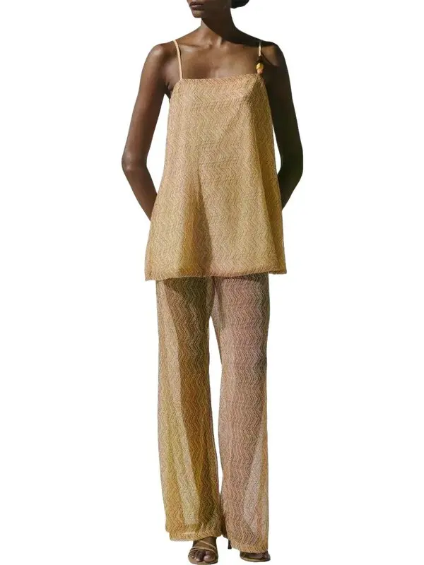 BAOBAB Porto Bead-embellished Blouse - Yellow