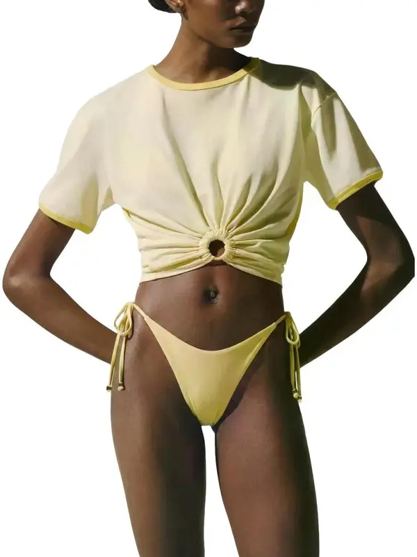 BAOBAB Tika Ring Detail T-shirt - Neutrals