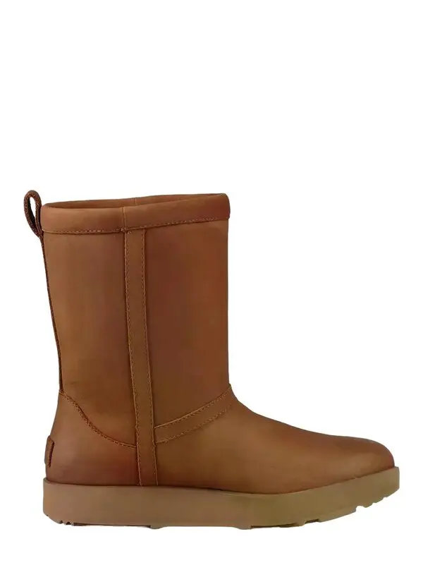 UGG Classic Short Ii Leather Boots - Brown