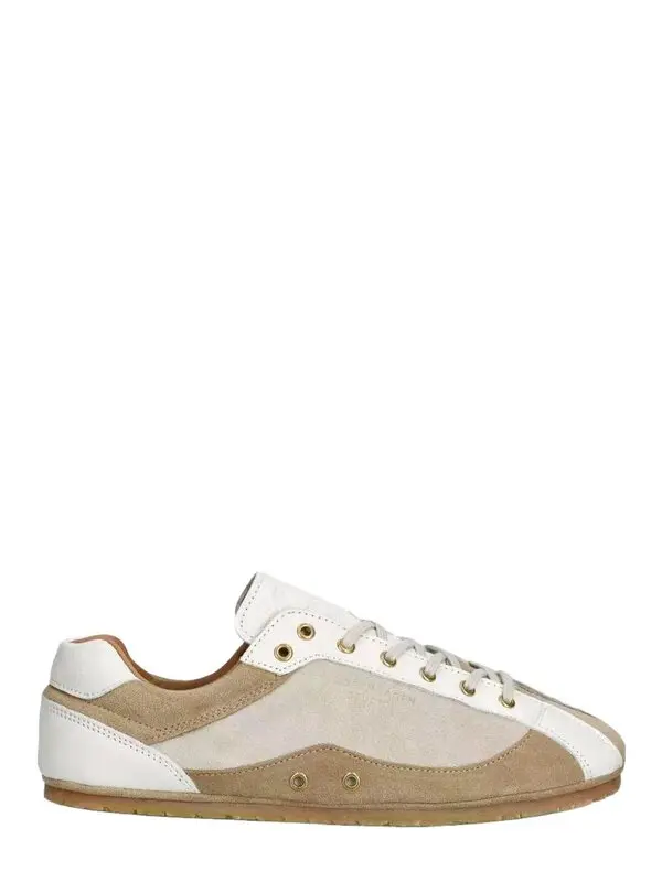 SUMMERY COPENHAGEN Leather Panelled Sneakers - Neutrals