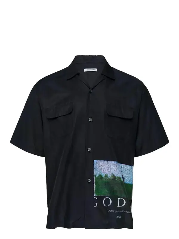 Undercover Godog Short-sleeve Shirt - Black