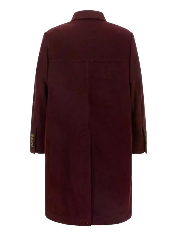 Brunello Cucinelli Double-breasted Coat - Red