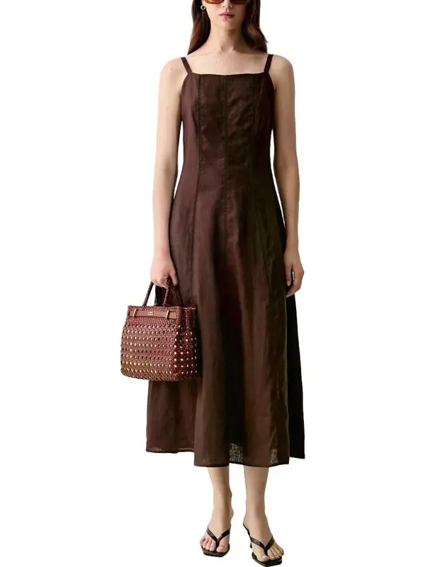 HOSS INTROPIA Antonela Midi Dress - Brown