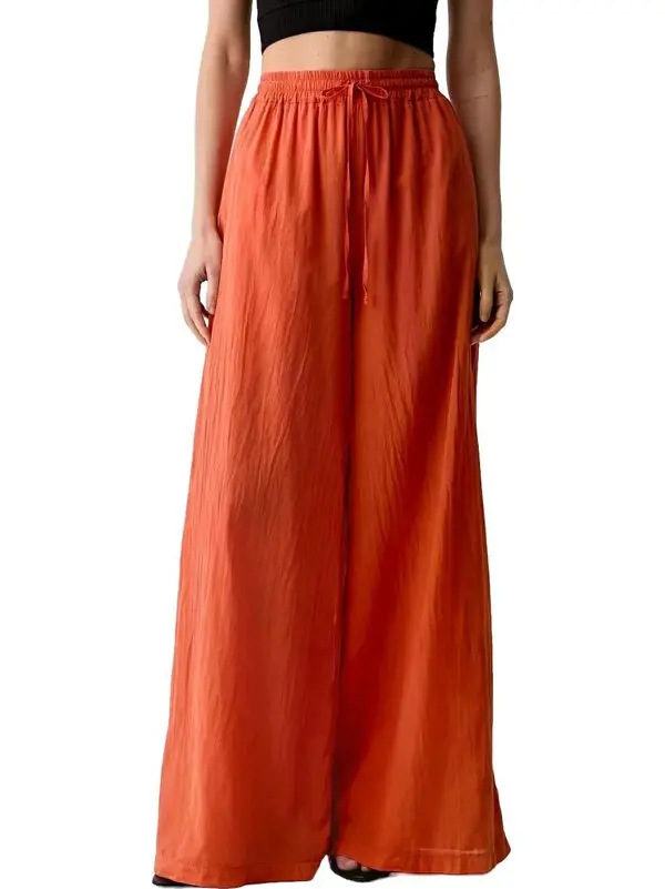 VICOLO Wide-leg Trousers - Orange