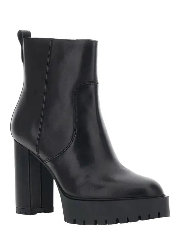 Pinko Platform Block-heel Ankle Boots - Black