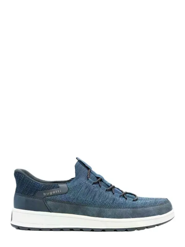 BUGATTI Panelled Knit Sneakers - Blue