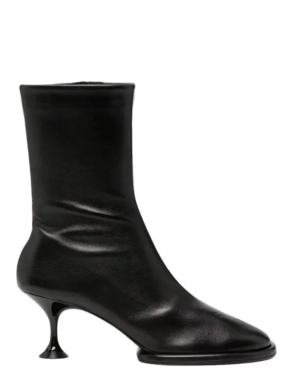 SERGIO ROSSI Kitten-heel Ankle Boots - Black
