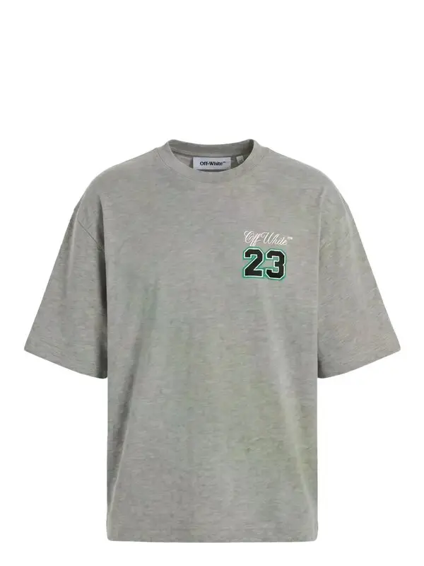 Off-White Logo-print T-shirt - Grey