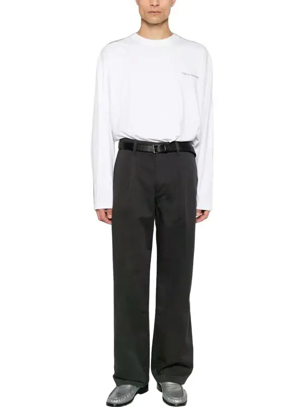 LEVI'S Pleated Detail Straight-leg Jeans - Grey