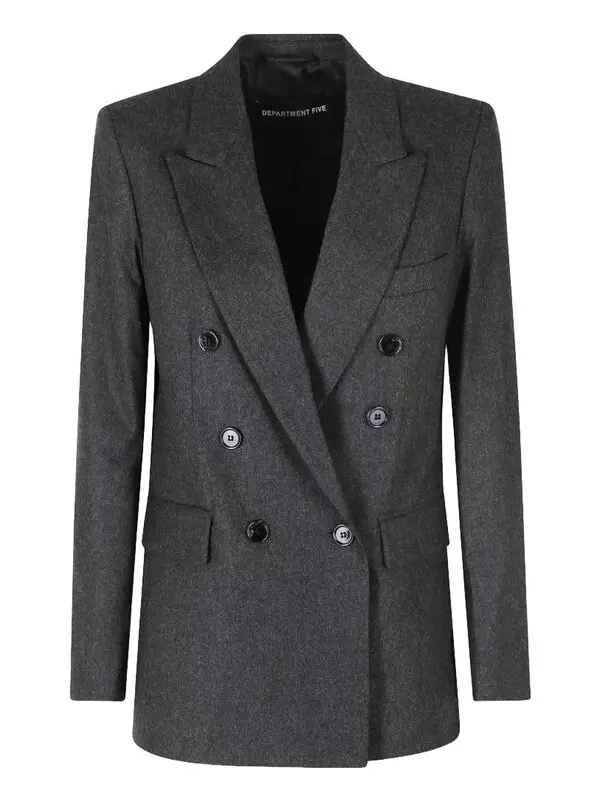 DEPARTMENT 5 Ari Double-breasted Blazer - Grey