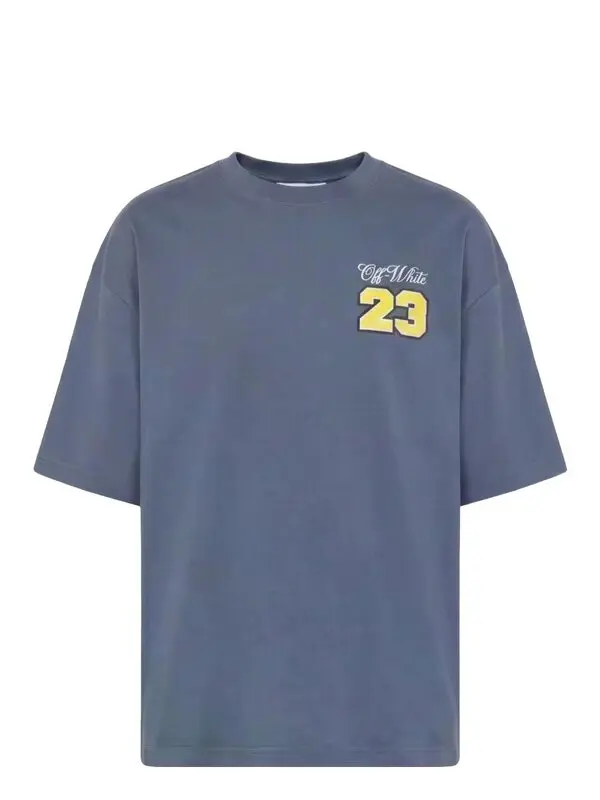 Off-White Logo-print T-shirt - Blue