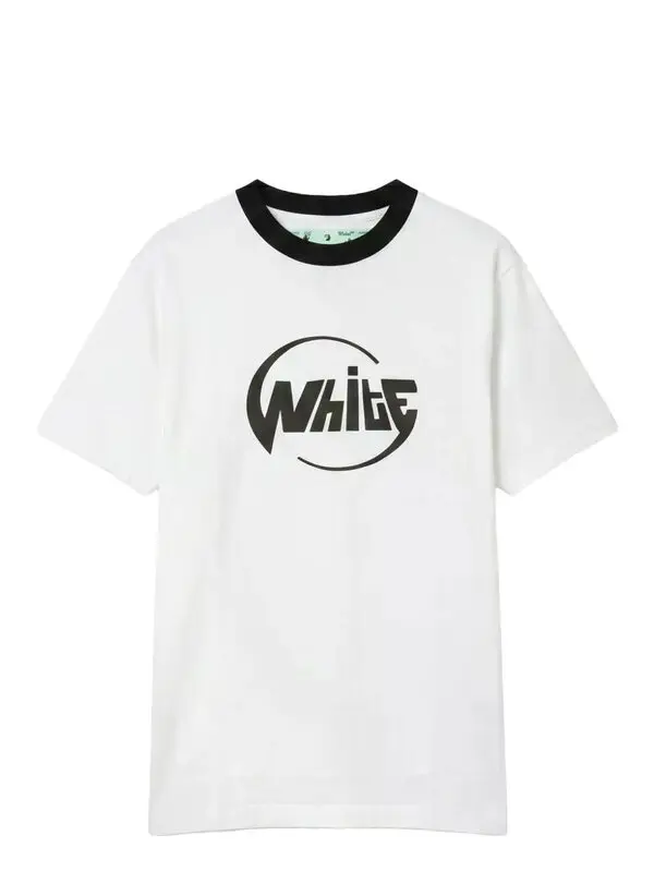 Off-White Graphic-print Ringer T-shirt - White