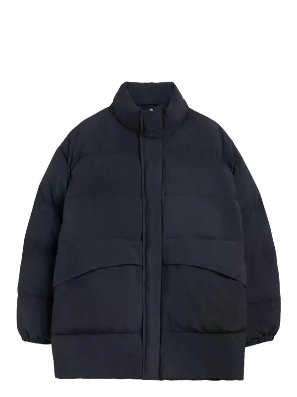 JIL SANDER Quilted Down Coat - Blue