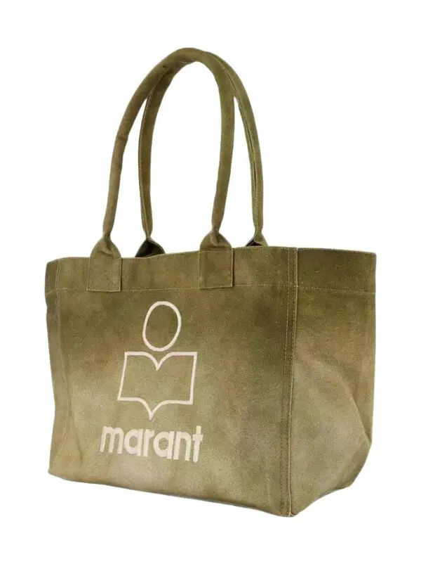 Isabel Marant Étoile Yenky Logo-print Tote Bag - Green