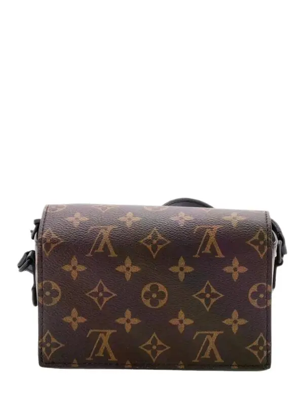 LOUIS VUITTON Steamer Wearable Wallet Macassar Monogram Canvas With Leather Crossbody Bag - Brown