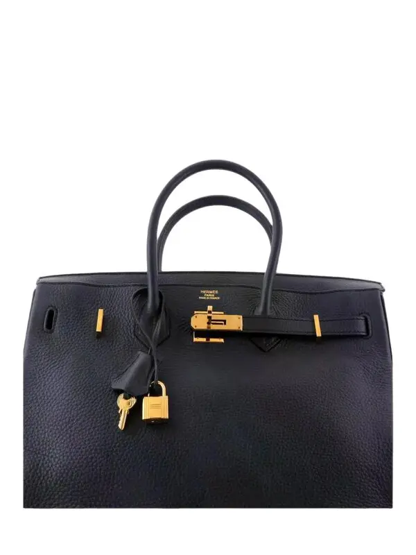 Hermès Birkin Handbag Clemence 35 - Blue