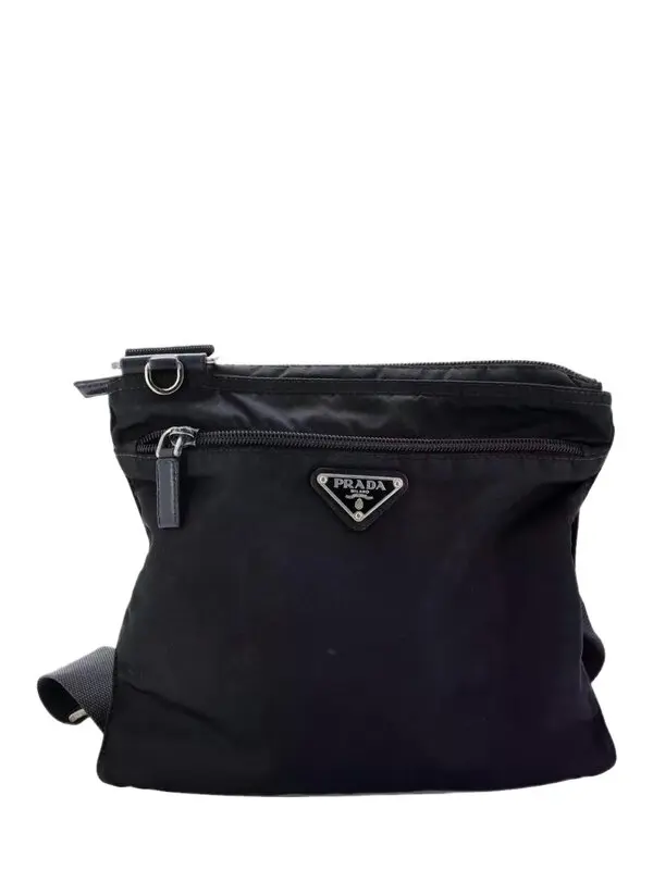 Prada Tessuto Messenger Bag - Black