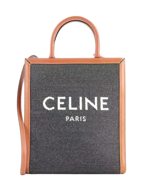 Celine Vertical Cabas Tote Bag - Brown