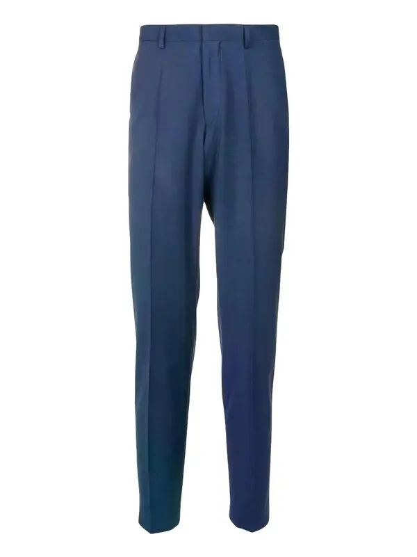 Hugo Straight-leg Tailored Trousers - Blue