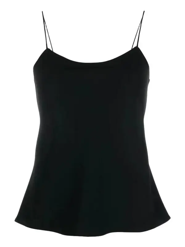 THE ROW Spaghetti Strap Top - Black
