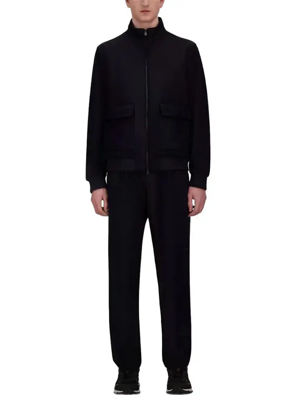 Herno High-neck Zip-up Jacket - Blue