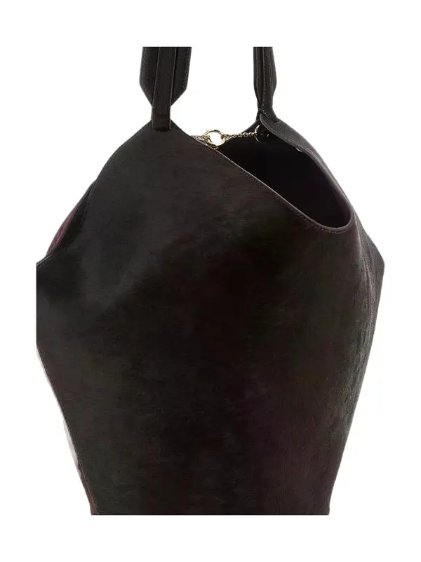 Khaite Lotus Sculptural Tote Bag - Brown