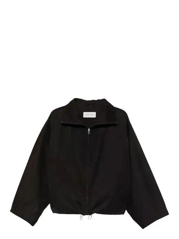 Nour Hammour High-neck Zip-up Jacket - Black