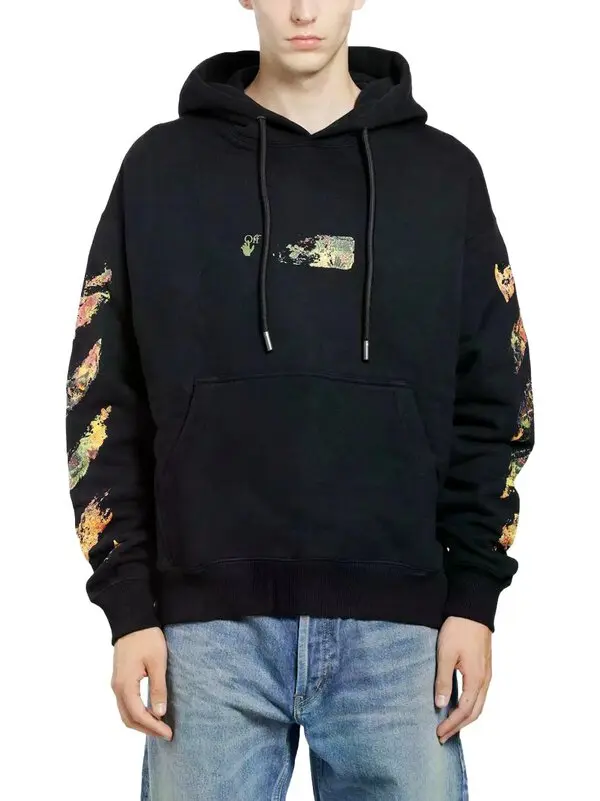 Off-White Spices Arrow Skate Hoodie - Black