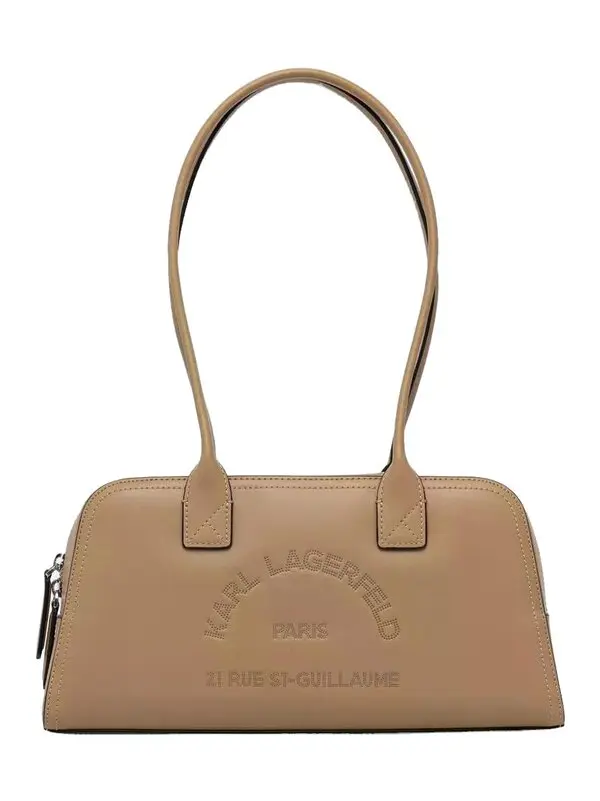 Karl Lagerfeld Perforated Logo Tote Bag - Neutrals