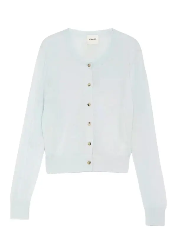Khaite Tansy Cardigan - Blue