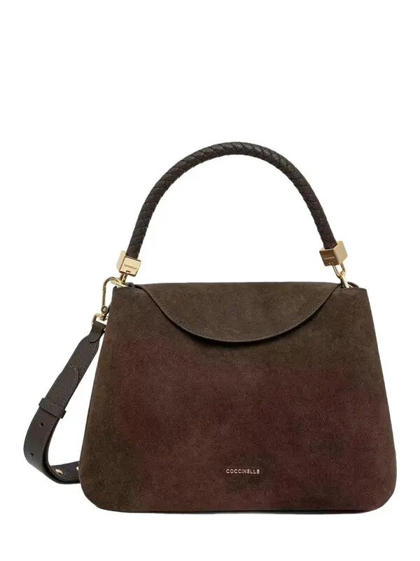 COCCINELLE Tiggy Suede Tote Bag - Brown