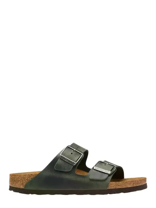 BIRKENSTOCK Arizona Double Strap Buckle Fastening Sandals - Green