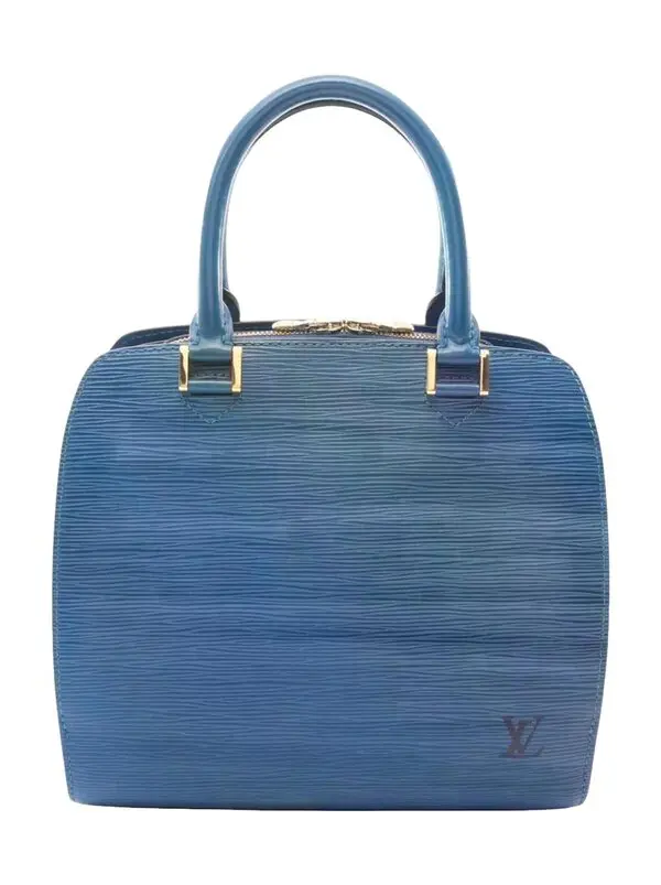 LOUIS VUITTON Epi Pont Neuf Pm Handbag - Blue