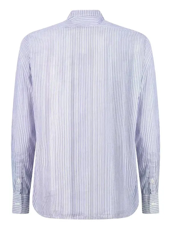 ORIGINAL VINTAGE Striped Button-fastening Shirt - Blue